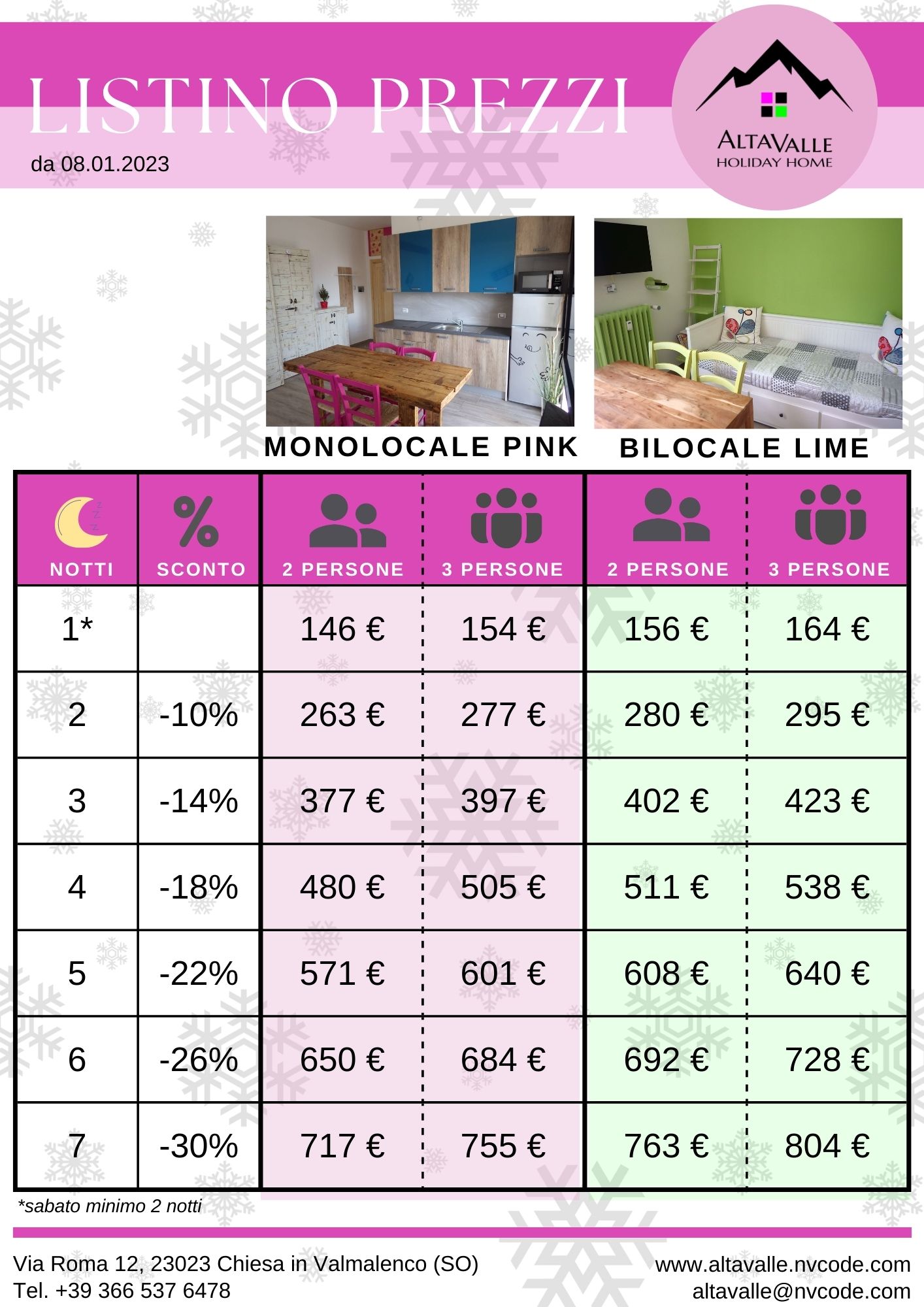 ALTAVALLE – HOLIDAY HOME